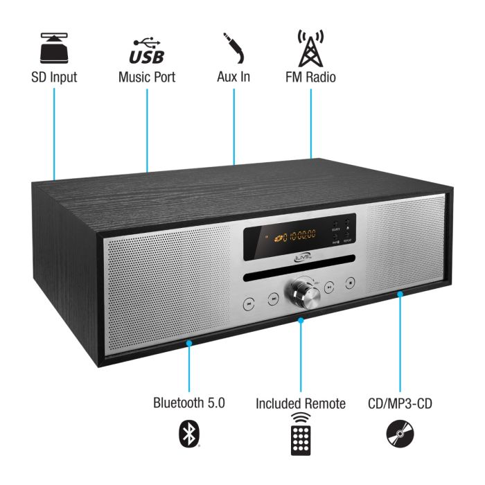 Ilive Under Cabinet Music System ILive Wireless Home Music System
